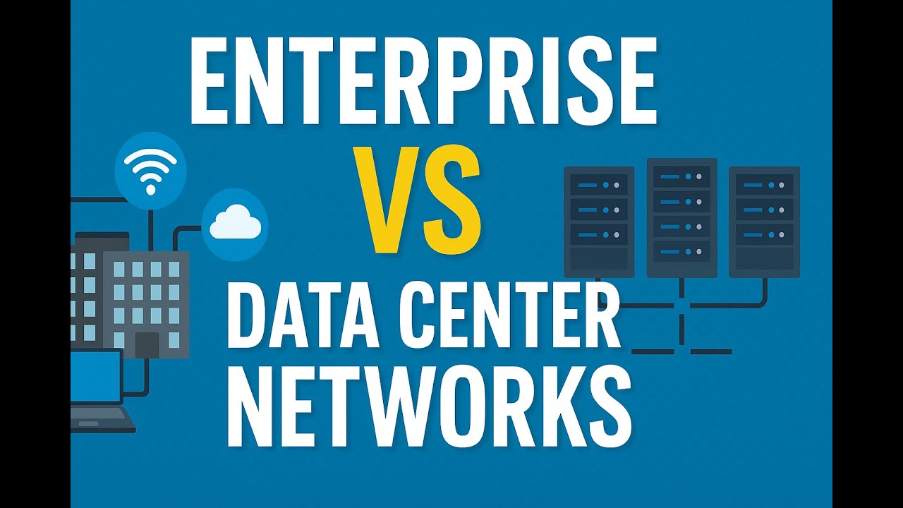 Enterprise vs. Data Center Networks 🔥 | What’s the REAL Difference? (Explained for Beginners)