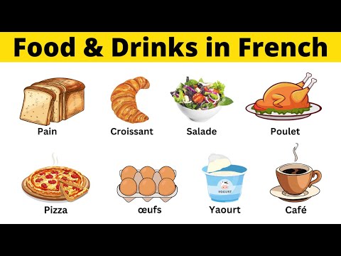 Food and Drinks Vocabulary in French | Learn French