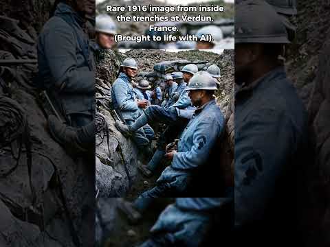 WW1 in Color: Inside the Trenches at Verdun (1916)