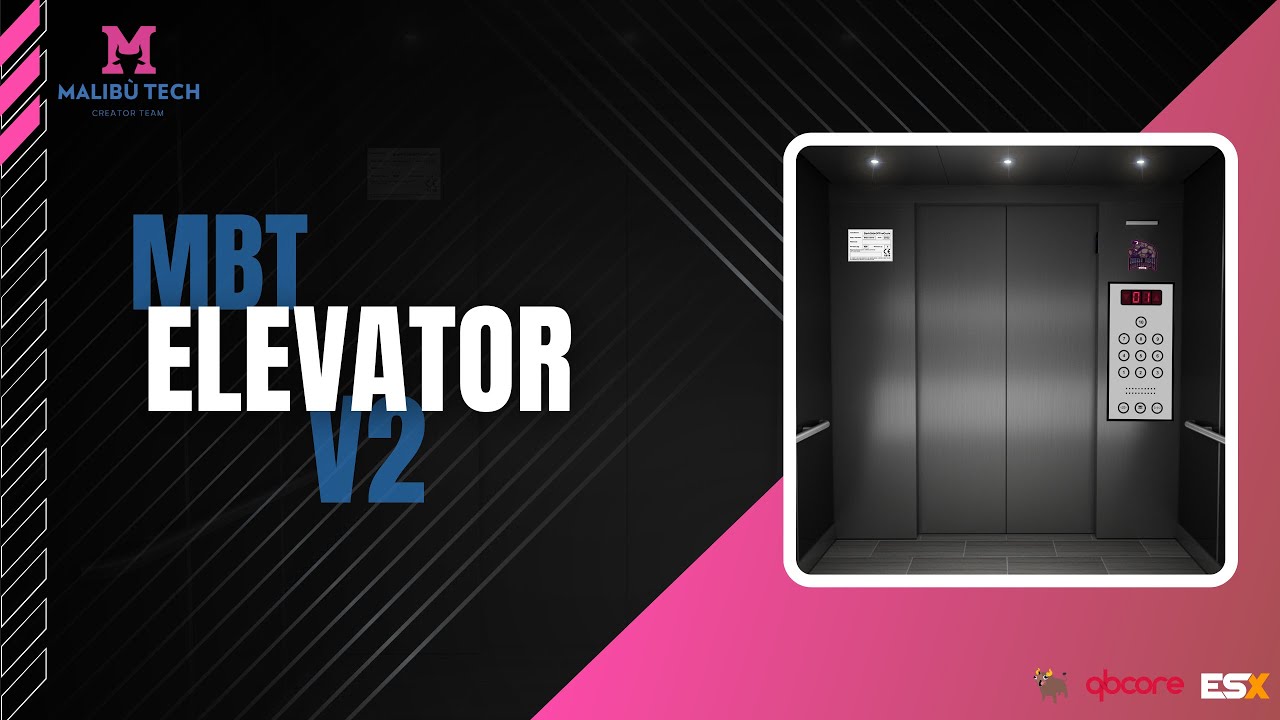 [PAID][RELEASE] [ESX/QB/OX/STANDALONE] Mbt Elevator V2 (nui elevator with hacking & more ...