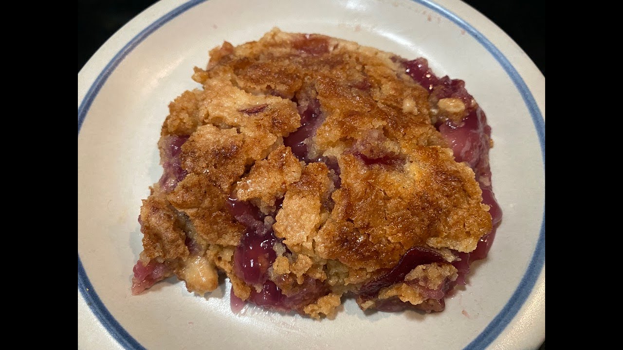 Pineapple Cherry Dump Cake Recipe ~ Only 4 Ingredients!