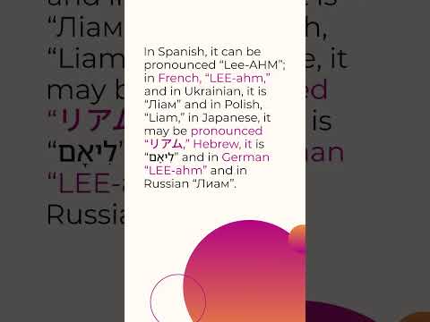 Liam name meaning, origin, and popularity #shorts