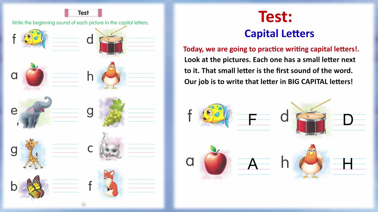 Beginning Sounds for Kids | Phonics Test Activity | Master Your Knowledge | Zara Publications