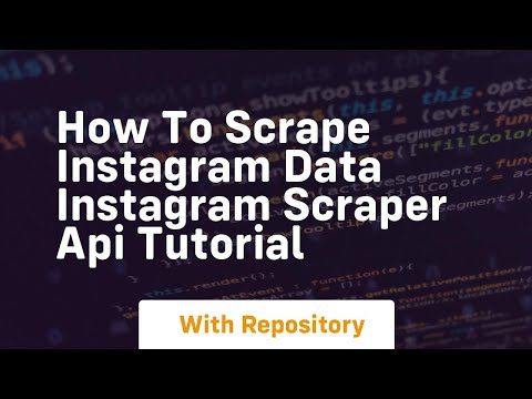 How to scrape instagram data instagram scraper api tutorial