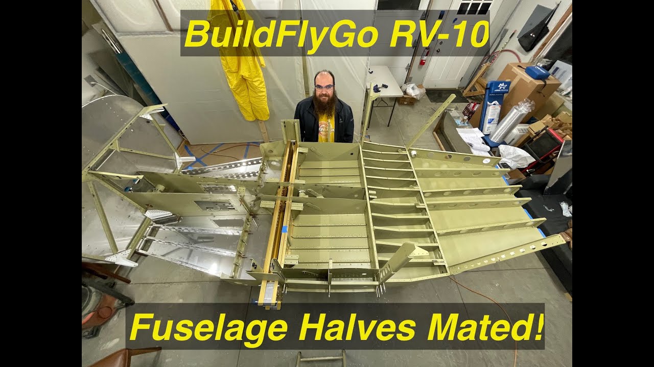 Aviation: Vans RV Aircraft - RV-10 Build - Mating the Fuselage Halves!