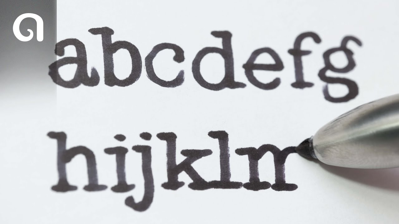 Sharpie Calligraphy with the Marksmith Titanium Pen