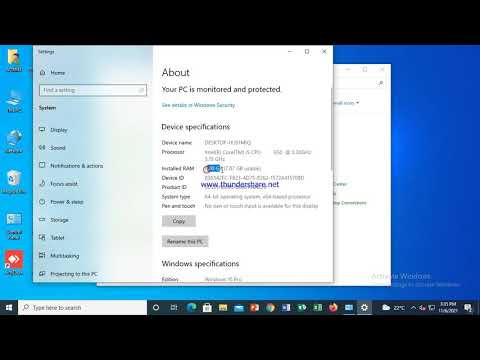 view basic information about your computer windows 10(Device name, processor , RAM ,  Device ID,)