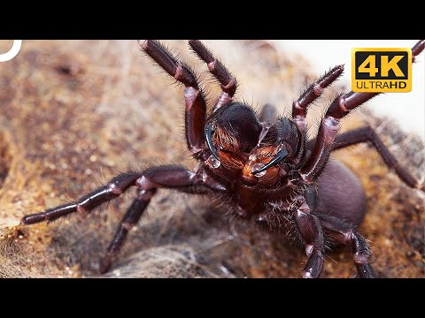Sydney Funnel-Web Spider: World's Deadliest And Most Aggressive Spider! | 4K Animal Documentary