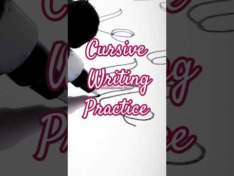 Cursive Writing Made Easy: Fun Practices for All Ages|shorts|Drawingdiary-d9y