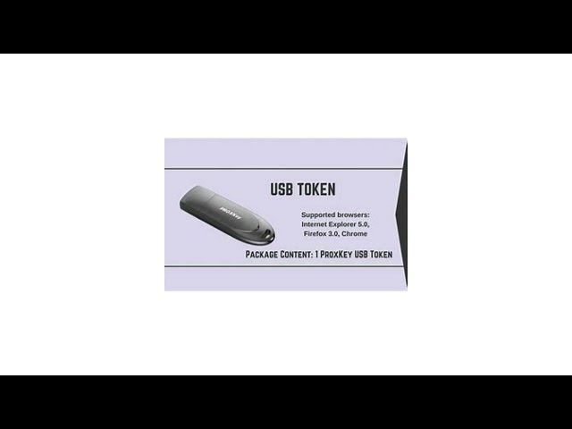 Token - Usb Smart Token Service Provider from Jaipur