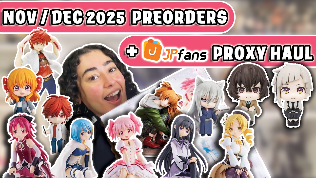 Haul Full Of Anime Throwbacks! (JPFANS Proxy Unboxing, November and December 2025 Figure Preorders)