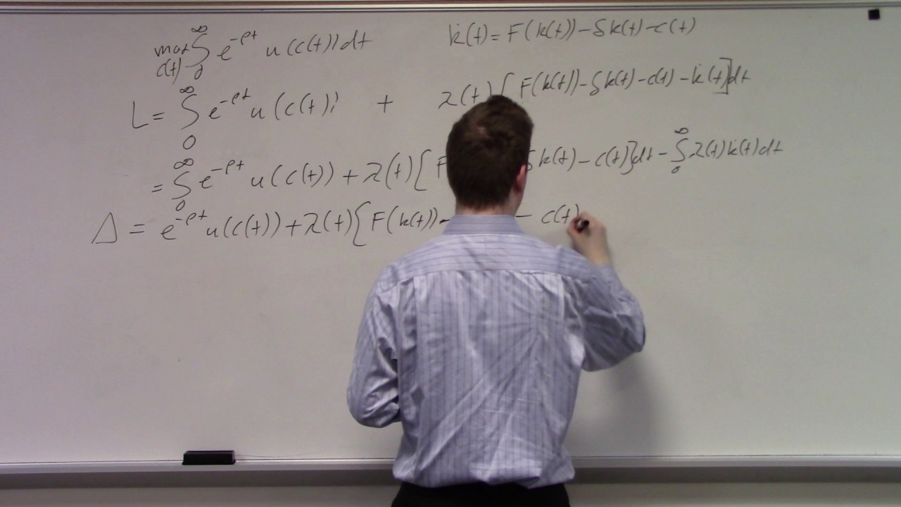 Infinite horizon continuous time optimization