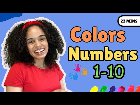COLORS | NUMBERS 1-10 | ALL IN SPANISH | Español Para Bebé | Learn To Talk | Ms.Ramos