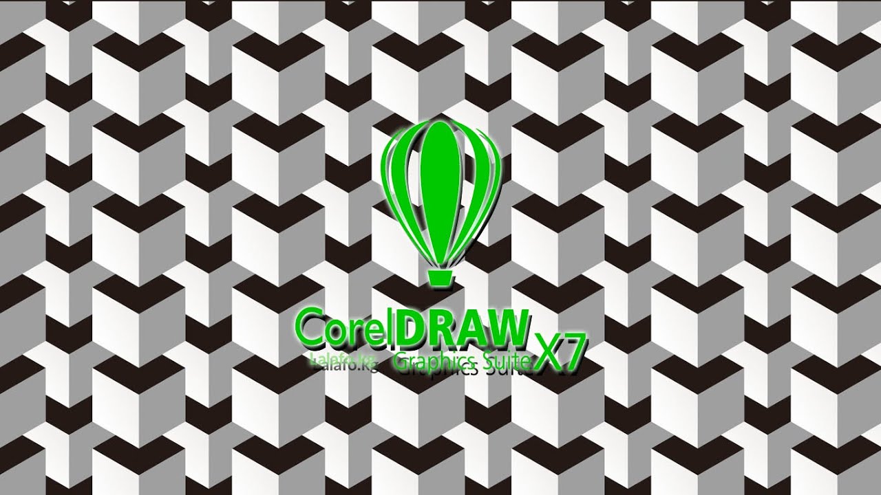 Corel DRAW tutorials - 3D - design patterns - vector shapes - Hexagonal Polygon