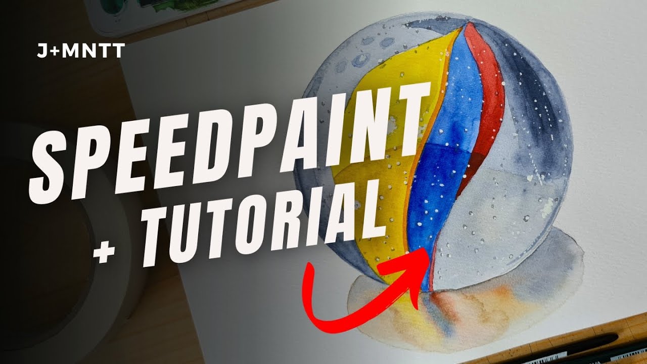 AQUARELA | SPEEDPAINT + BREVE TUTORIAL