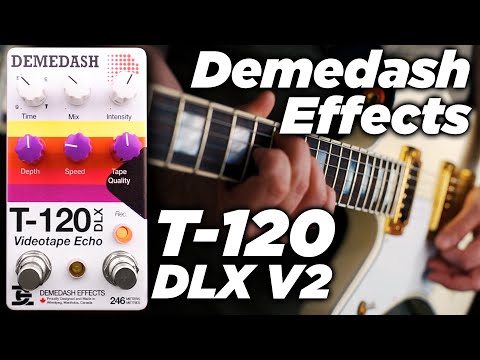 Demedash Effects T-120 Deluxe v2 - Black Sparkle | Reverb