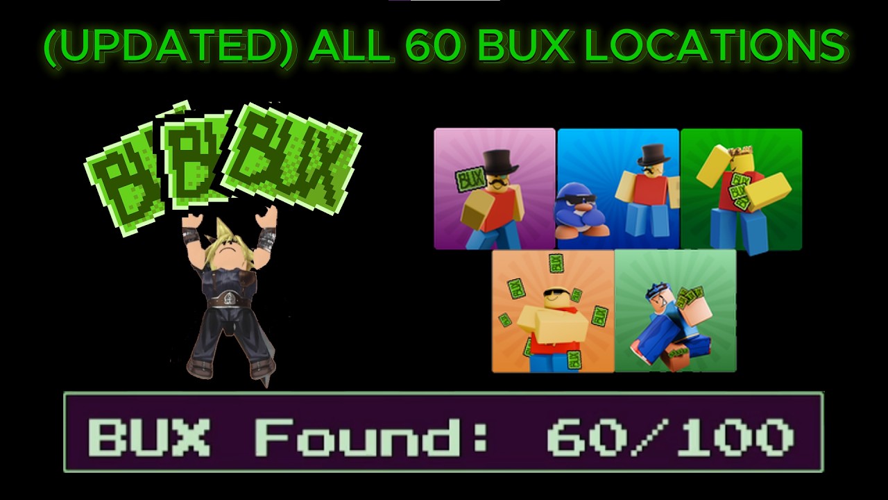 All 60 BUX Locations Block Tales Demo 5 | Roblox