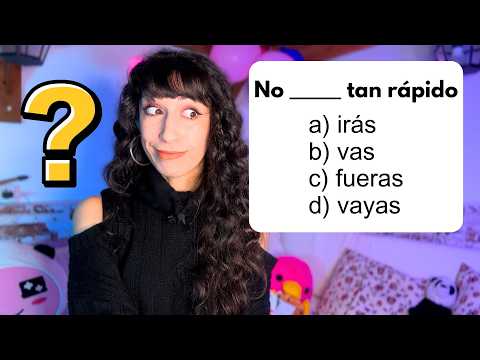 Can You Pass This Spanish Verb Quiz?