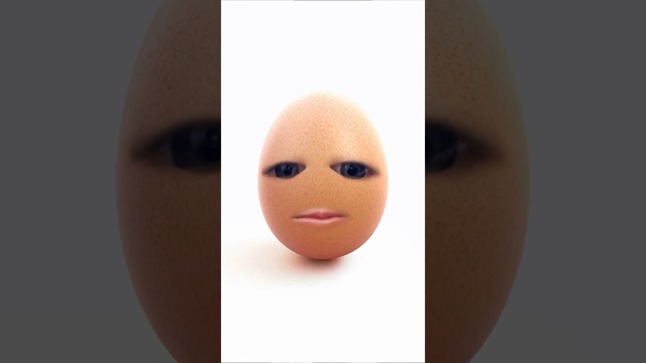 Egg singing happy birthday