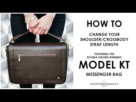 How to shorten your crossbody/shoulder strap to a handbag style ...