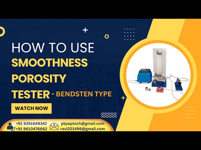 Paper Testing Equipments - Gurley Type Paper Smoothness and Porosity ...