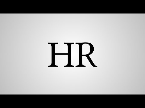 What Does "HR" Stand For?