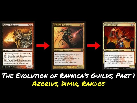 The Evolutions of Ravnica's Guilds: Azorius, Dimir, Rakdos
