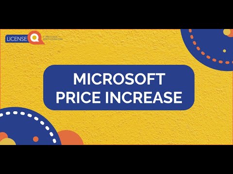 Price Increase Microsoft Modern Workplace Technology