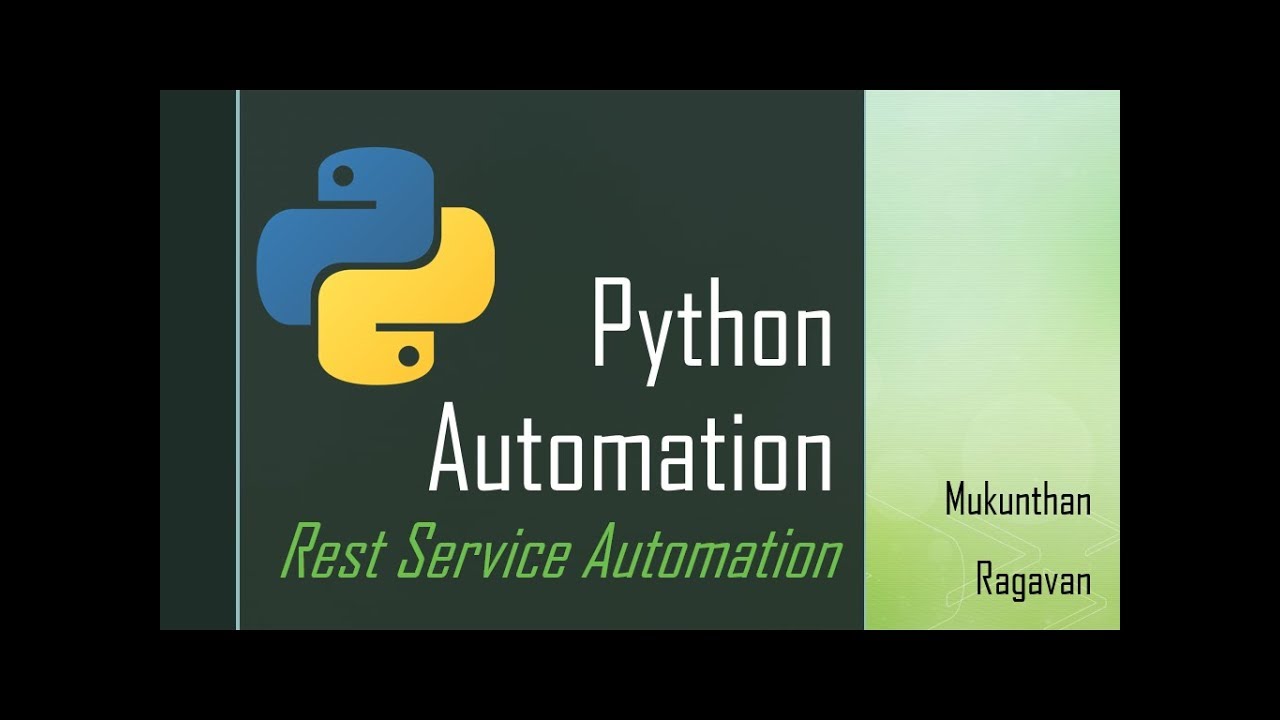 Python Automation - REST API services