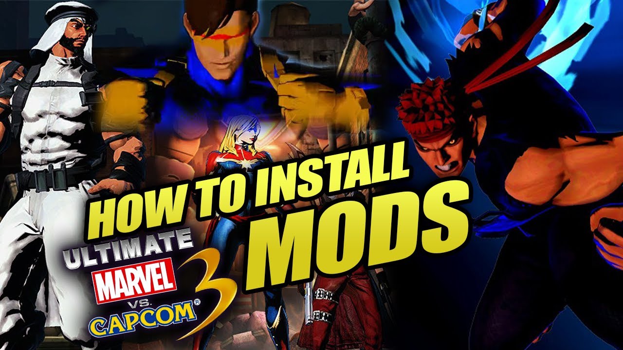 How to install UMVC3 mods! Easy tutorial
