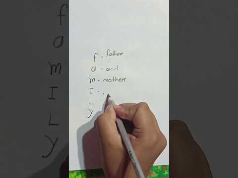 family full form #shorts #viral #family