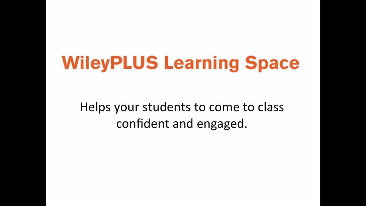 WileyPLUS Learning Space Demo