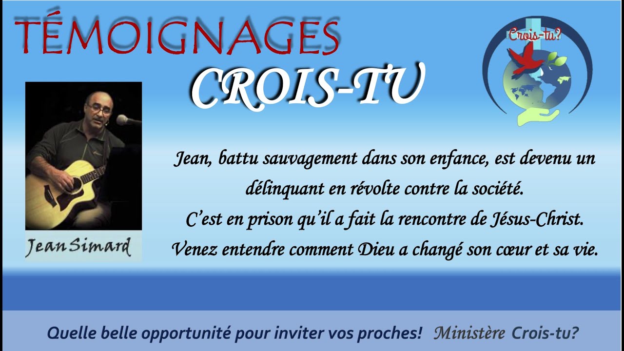 Jean Simard – Crois-tu