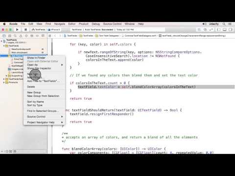 Learn Creating a Random Color Delegate UIKit Fundamentals - Mind Luster