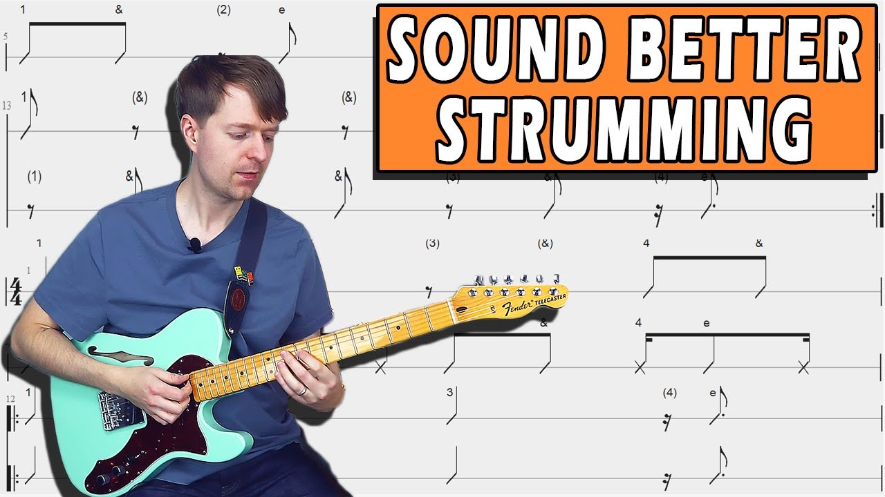 3 Essential Beginner Math Rock Strumming Patterns - 4/4 Time