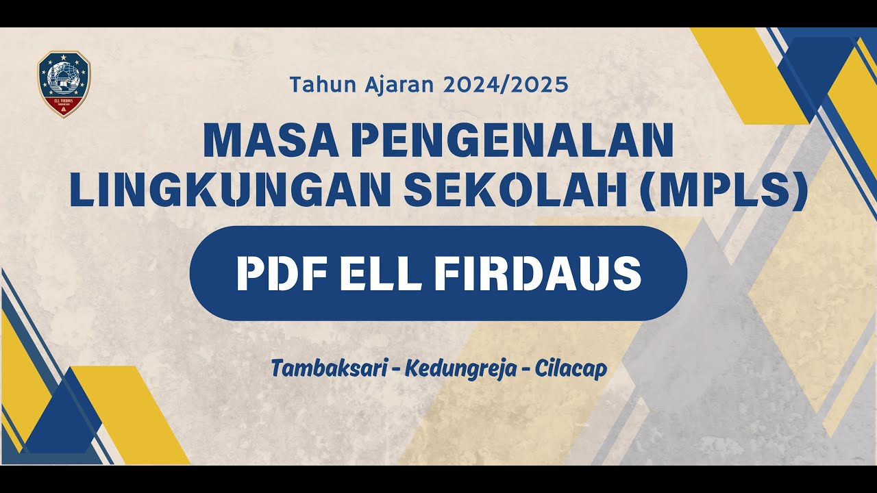 🔴Live Now! Upacara Pembukaan MPLS(Masa Pengenalan Lingkungan Sekolah) PDF Wustha & Ulya Ell Firdaus