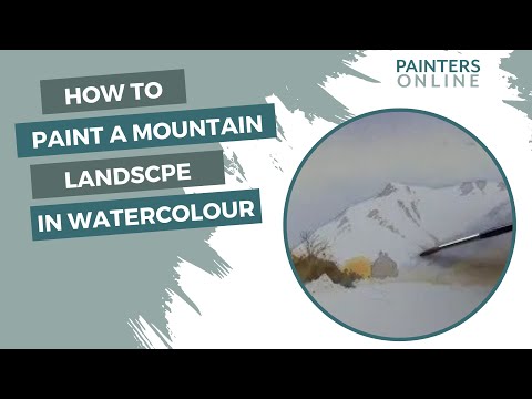 Studio TV Teaser Paint a mountain landscape with David Bellamy part one