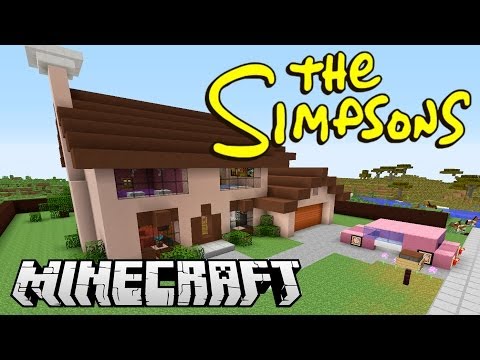 The Simpsons house in minecraft Minecraft Project