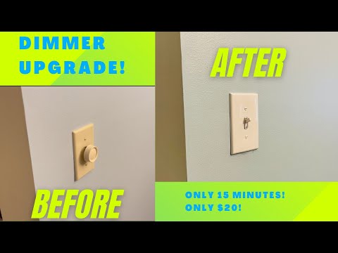 Upgrade Old Dimmer Switch or Add a Dimmer Switch! Easy!