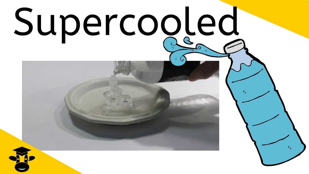 Supercooled water demonstration explained