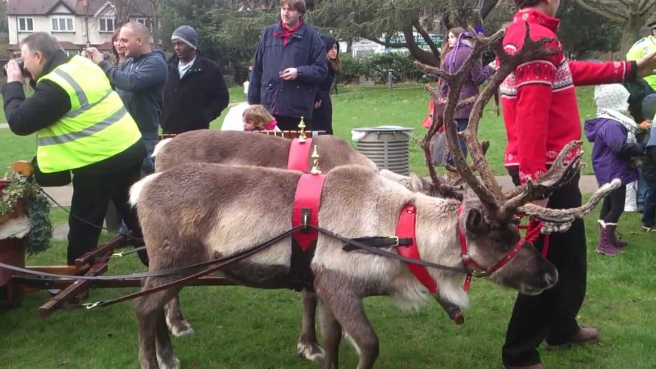 Santa in Enfield Town 2012