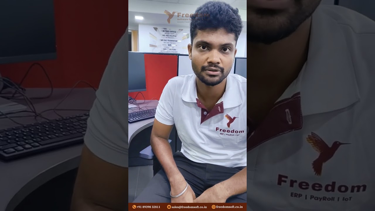 Employee Feedback about Freedom Software Solution #erpsoftware