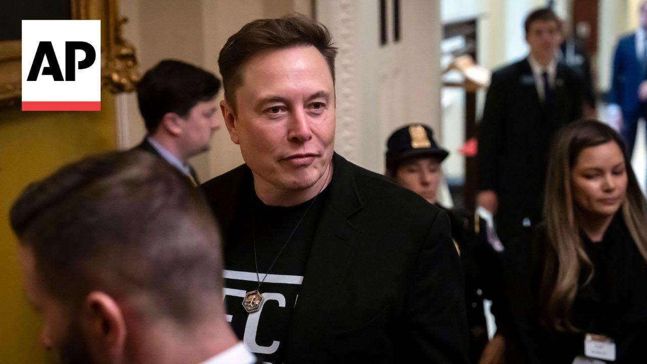 Elon Musk leaves Capitol Hill after DOGE meeting with Republicans