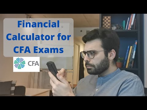 How to use the Financial Calculator for the CFA exams - Texas Instruments BA II Plus