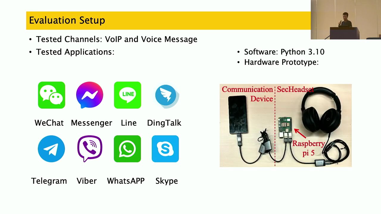MobiSys 25 - SecHeadset: A Practical Privacy Protection System for Real-time Voice Communication