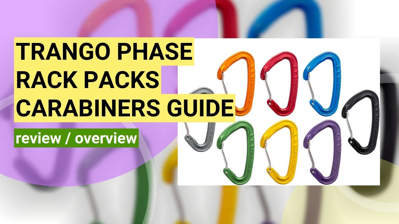 Trango Phase Rack Packs Review: Lightweight Wiregate Carabiners in Action