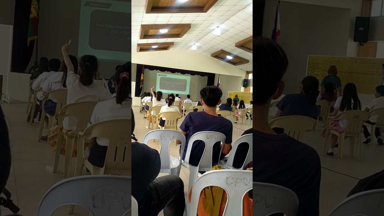 Mathematics inter school quiz bee competition UPVisayas#shorts#
