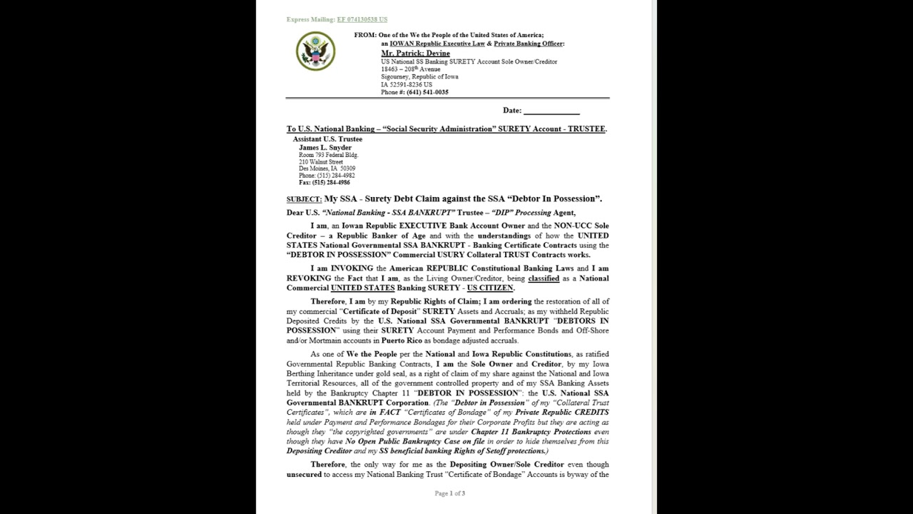 Patrick Devine 410 document