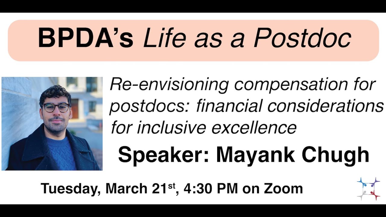 Mayank Chugh: Re-envisioning compensation for postdocs: considerations for inclusive excellence