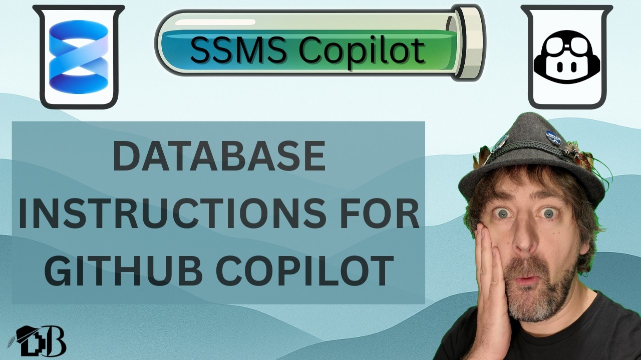 SSMS GitHub Copilot Database Instructions #ssms #ssms22 #githubcopilot